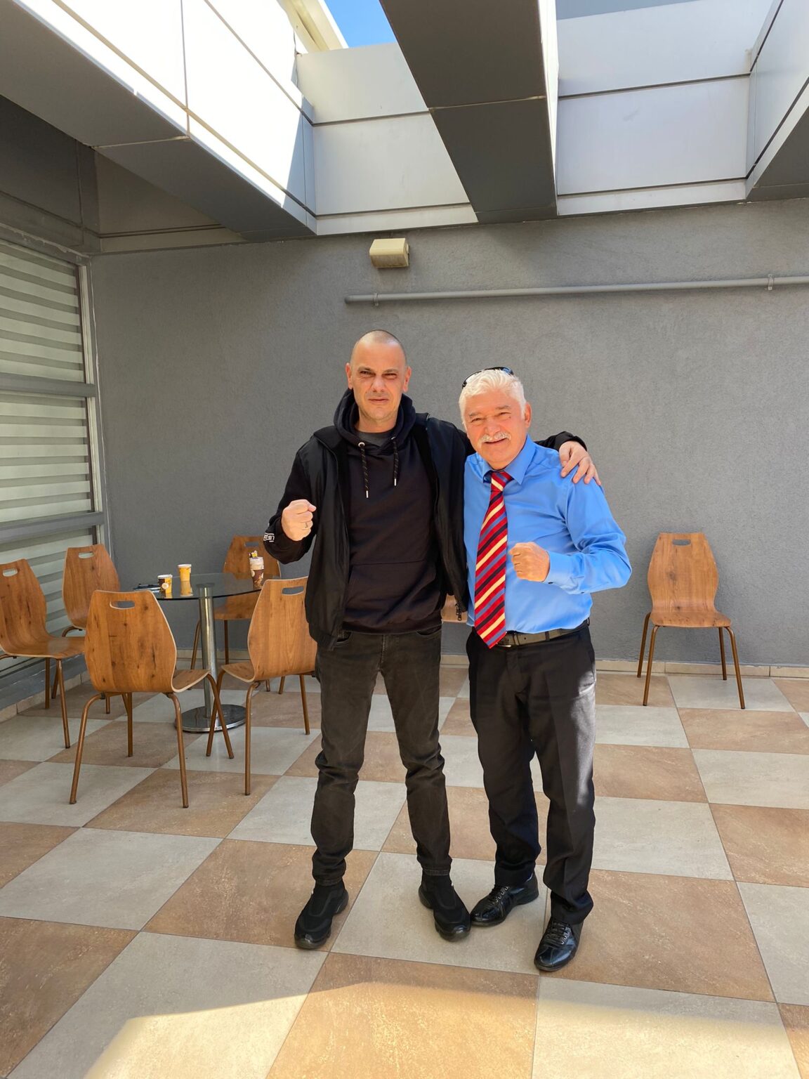 Thanks and a gift from the Turkish Boxing Federation Central Referee ...