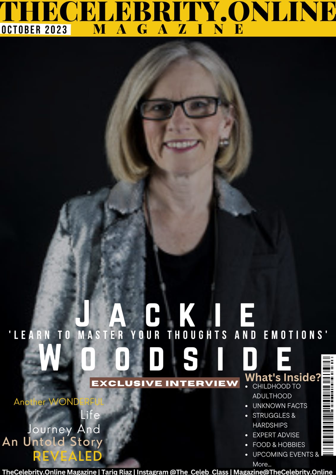 Jackie Woodside Exclusive Interview - 'Learn To Master Your Thoughts And Emotions ...