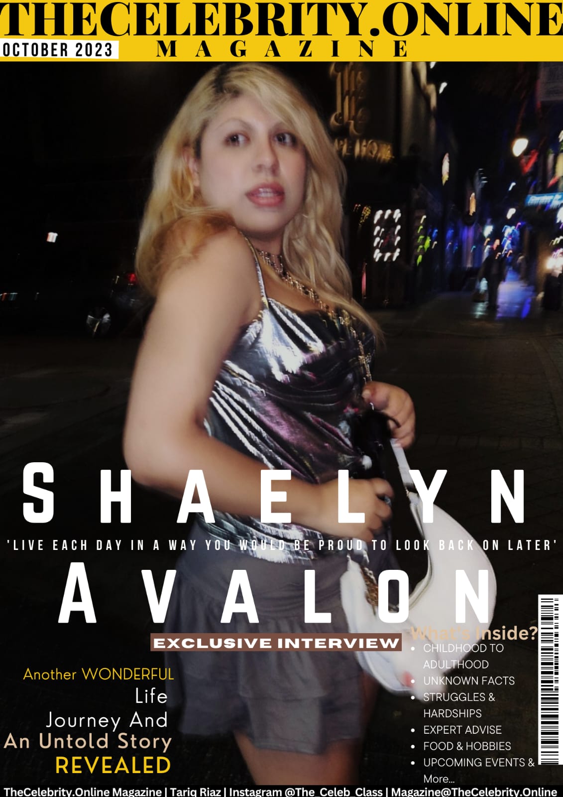 Shaelyn Avalon Exclusive Interview - 'Live Each Day In A Way You Would ... Shaelyn Avalon Exclusive Interview - 'Live Each Day In A Way You Would ...